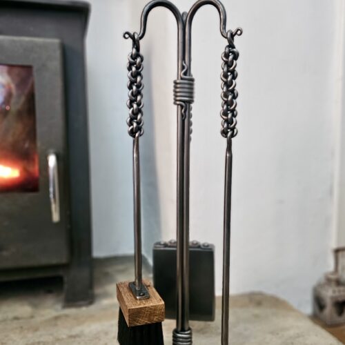 Hand-Forged Fire Tools & Irons | Fireside Companion Sets - Oakbeck ...