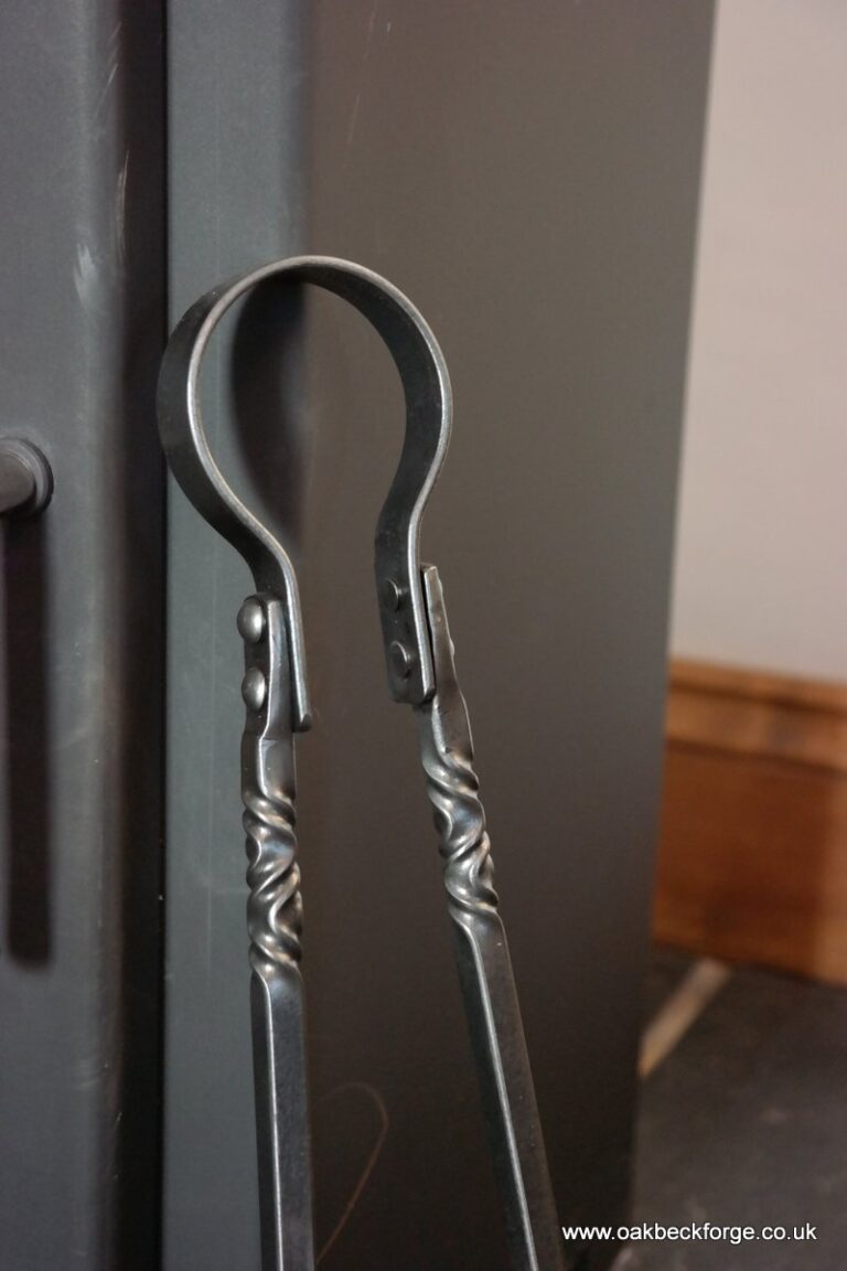 Reverse Twist Design Fire Tongs - Oakbeck Forge - Blacksmith Cumbria ...